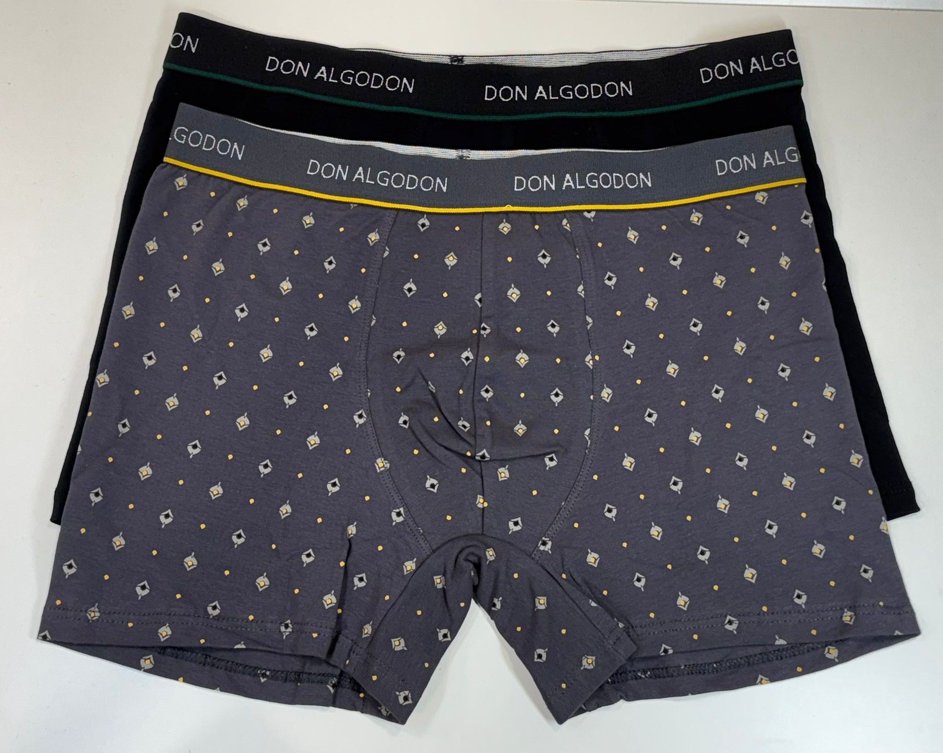 PB719 BOXER CABALLERO DON ALGODON PACK-2 AL POR MAYOR